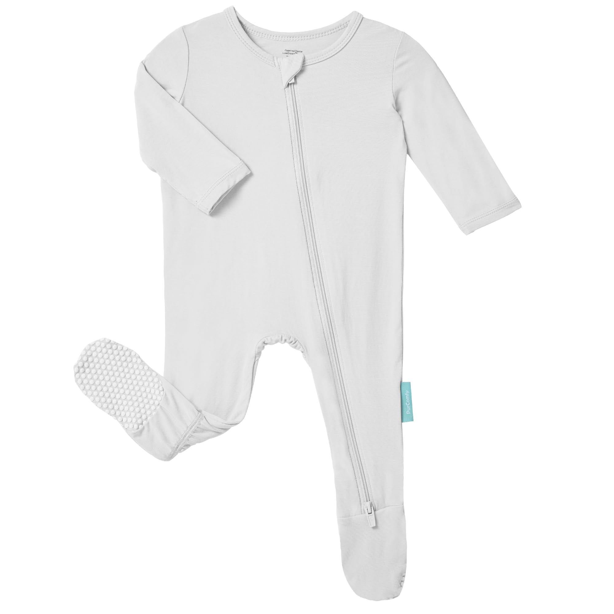 Baby Zipper Footie Pajamas, Supersoft Bamboo Rayon Baby Footed Pjs Boy ...