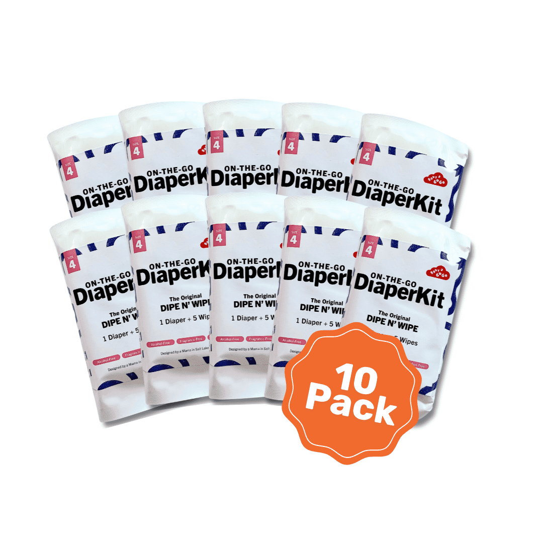 Baby a GoGo ON-THE-GO Diaper Kit, Sz. 4 - Walmart.com