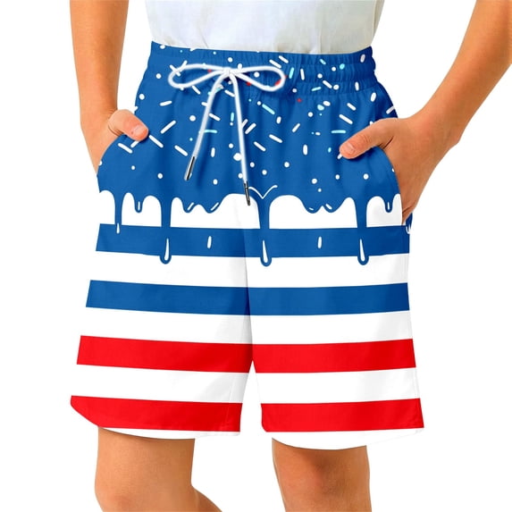 Baby and Toddler Boys Shorts Independence Day Printed Lightweight Boy'S ...