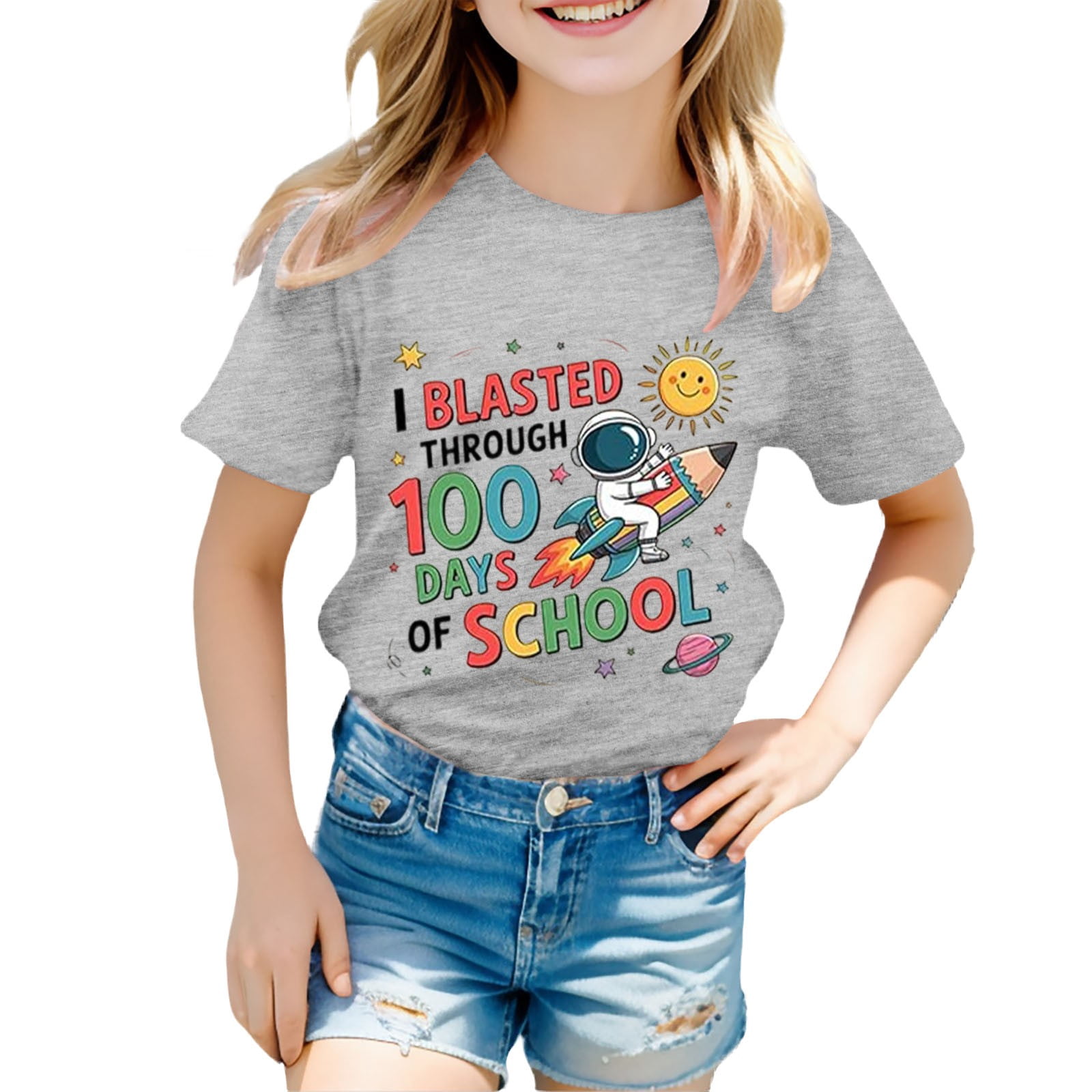 Baby and Toddler Boys Tops Color Blocked Letter Printed Short Sleeve ...