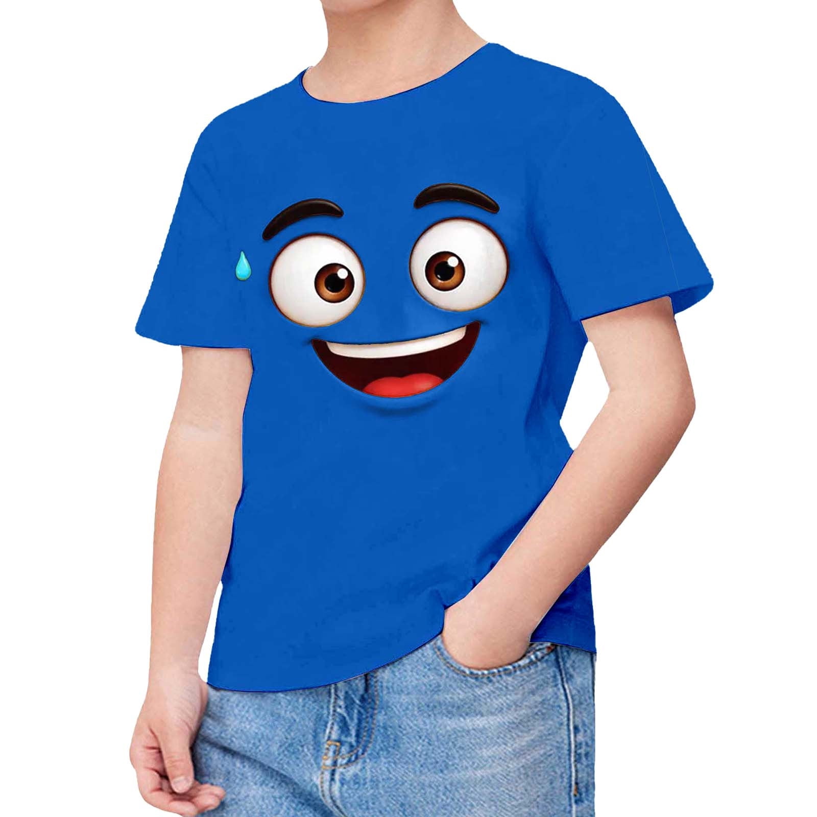 Baby and Toddler Girls Tops Crew Neck Short Sleeve Print Tees for Girls ...