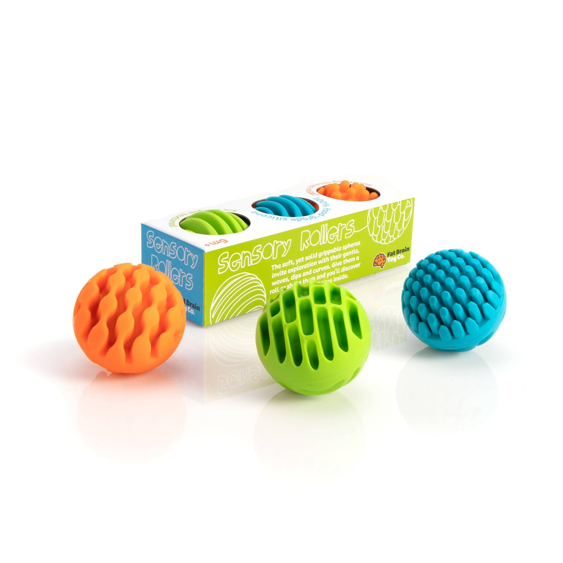 Baby and Toddler Learning Sensory Rollers - Set of 3 Spheres - Walmart.com