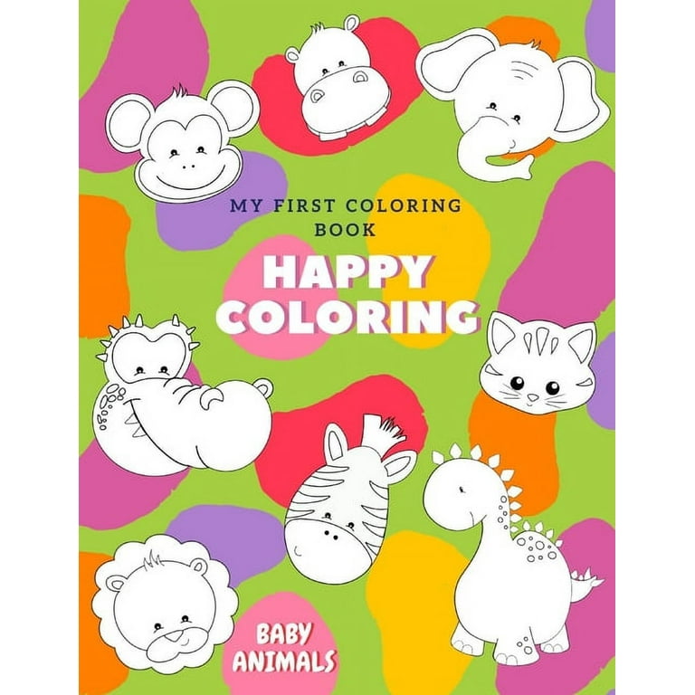 my first coloring book for toddlers