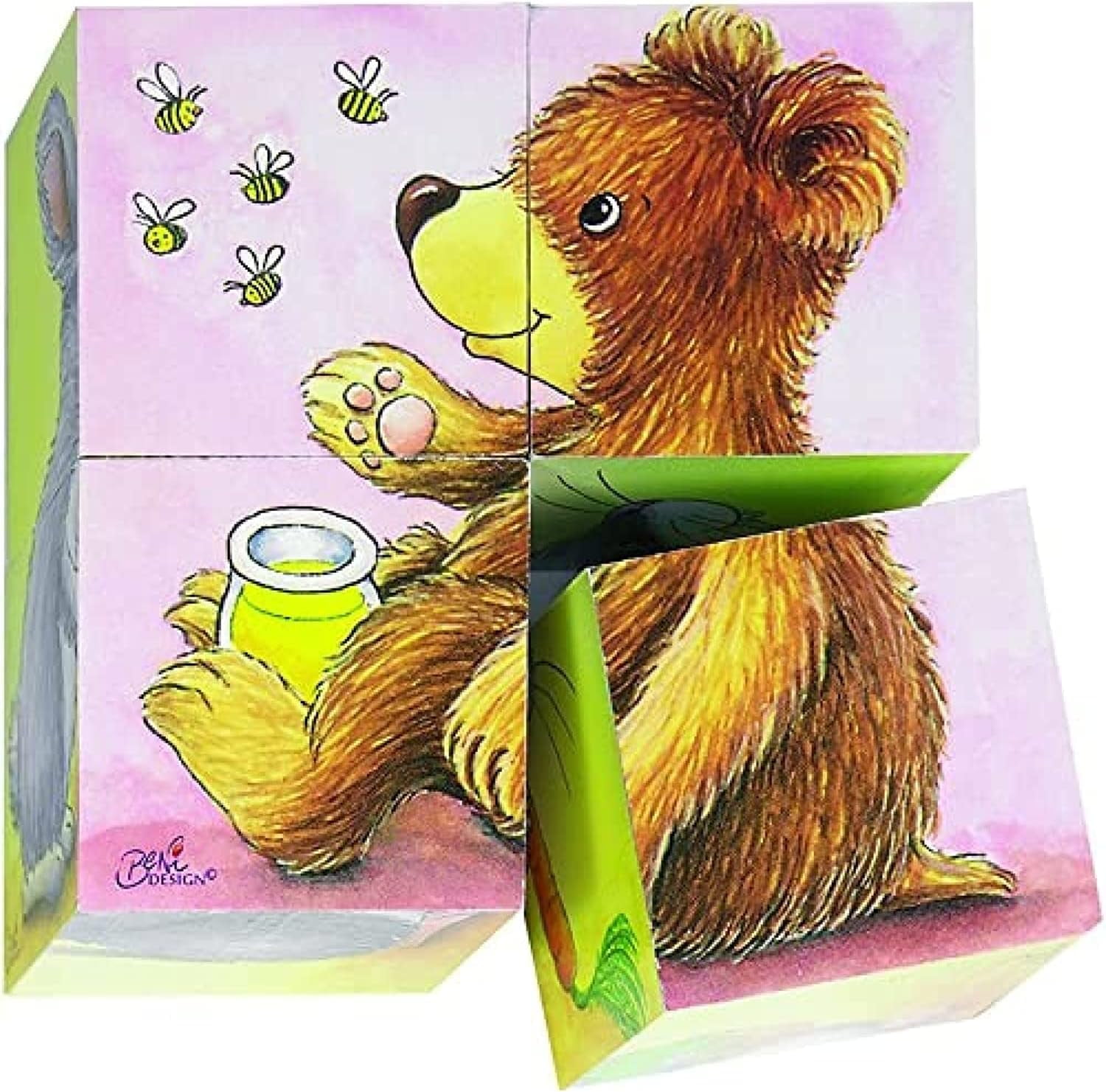 Baby animals, cube puzzle - Walmart.com
