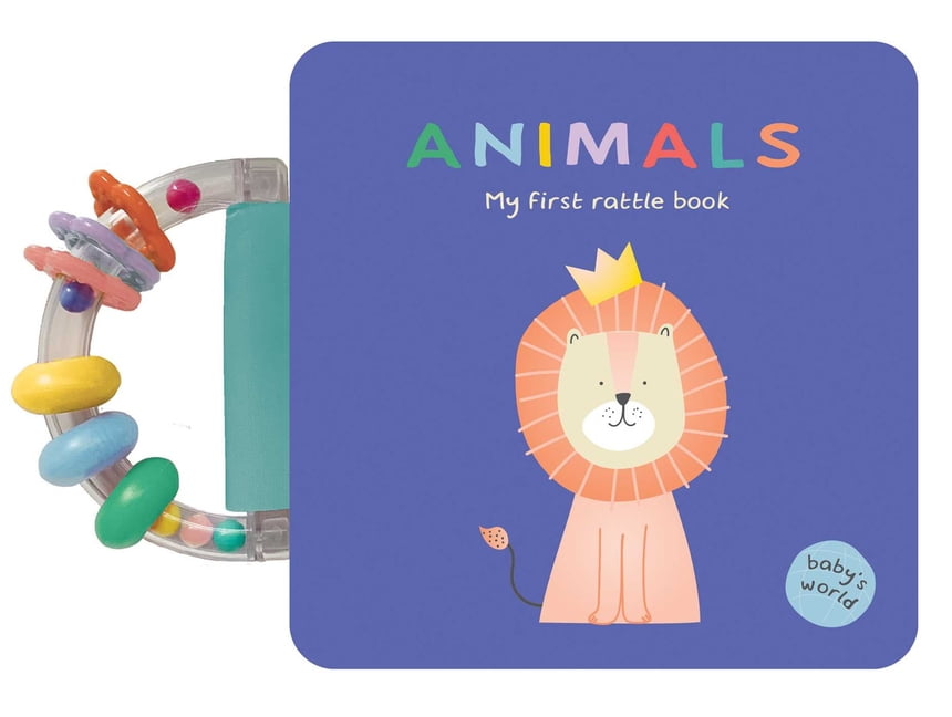 Baby's World Animals: My First Rattle Book: Board Book with Rattle ...
