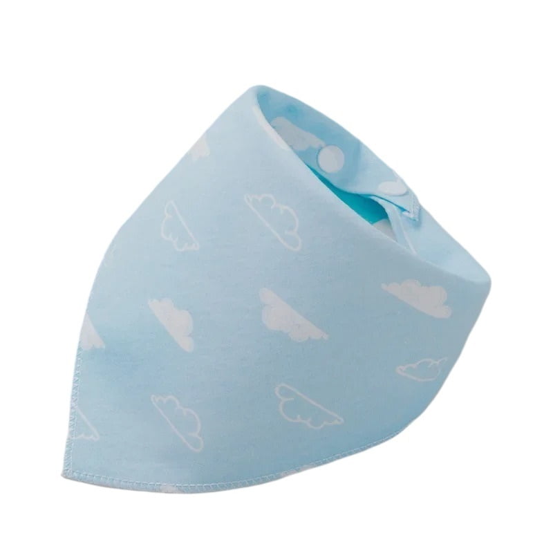 Baby bib Baby Triangle Cotton Towel Children's Bib Double-sided Cotton ...