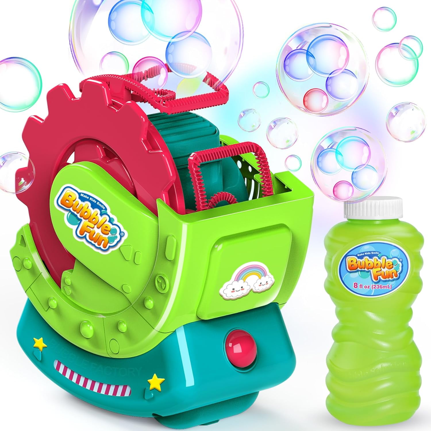 Baby bubble machine, a blower with 8 ounces of solution, can make super ...