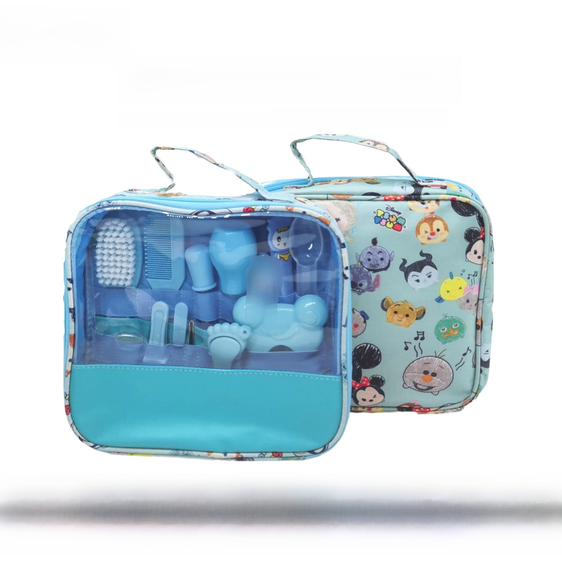 Baby care package 13-piece set baby nail clippers comb brush nasal ...