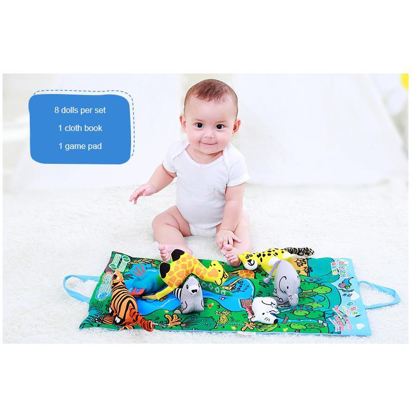 Baby cloth book early education infant toy three-dimensional cloth ...
