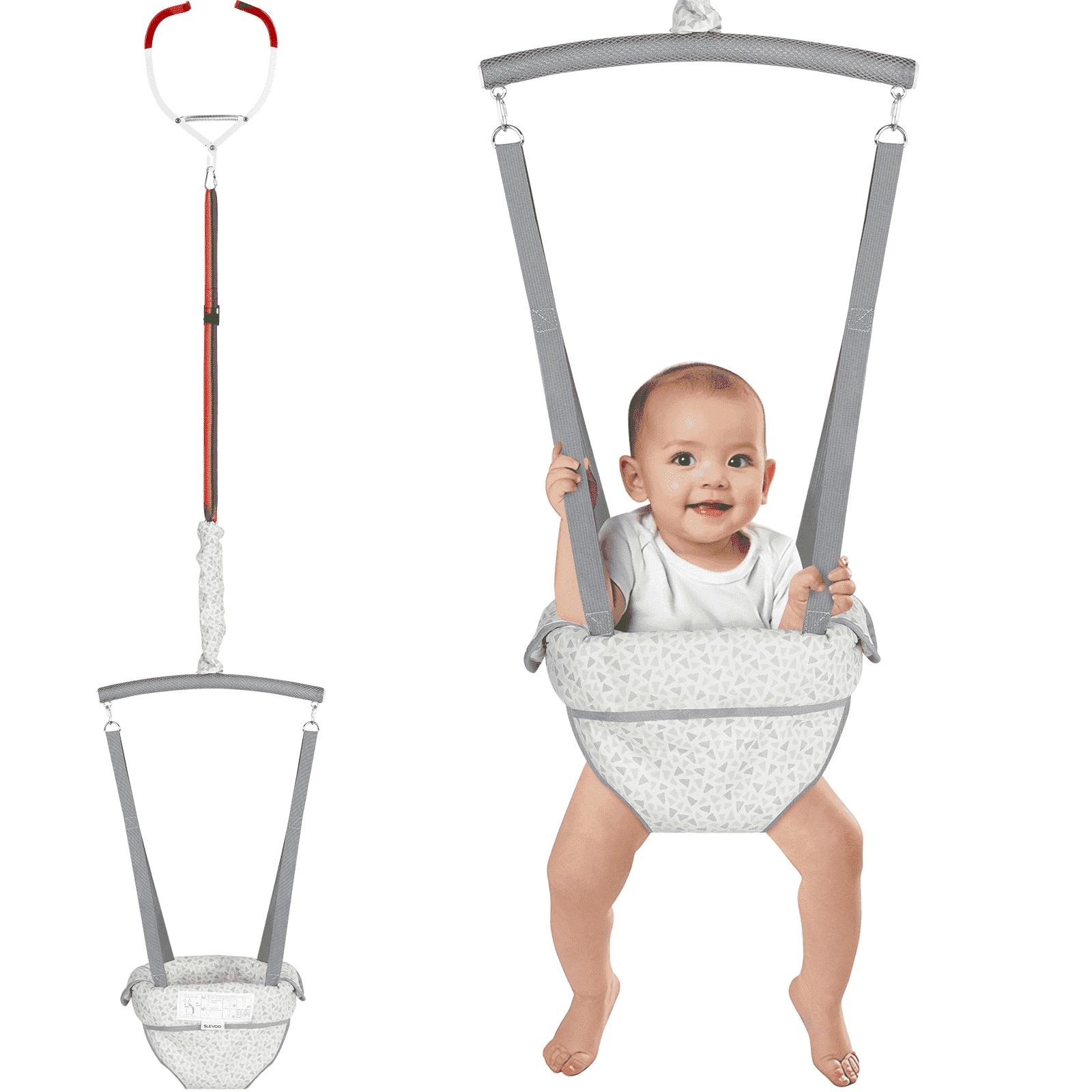 Slevoo Baby Doorway Jumper D-03, Adjustable Infant Bouncer, Portable ...