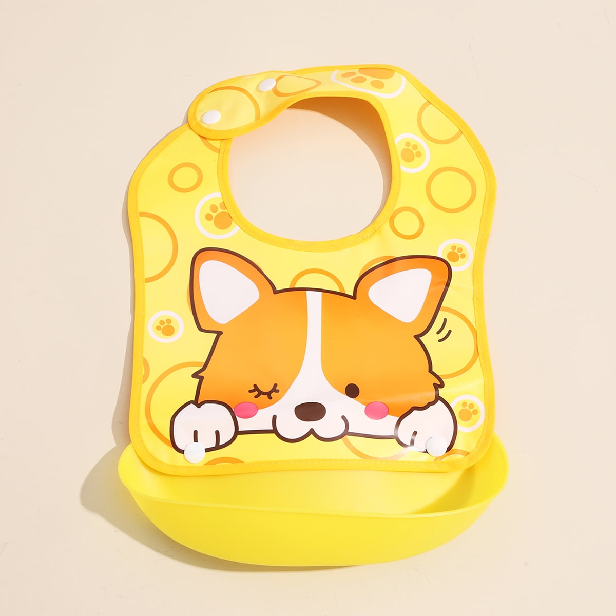 Baby food bib Baby waterproof bib three-dimensional detachable food ...