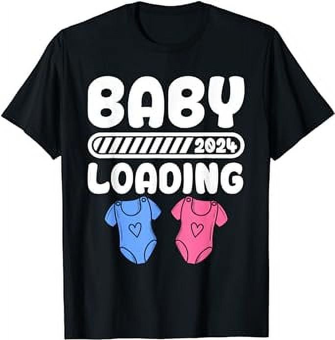 Baby loading 2024 mom-to-be 2024 Baby Shower having Baby T-Shirt ...