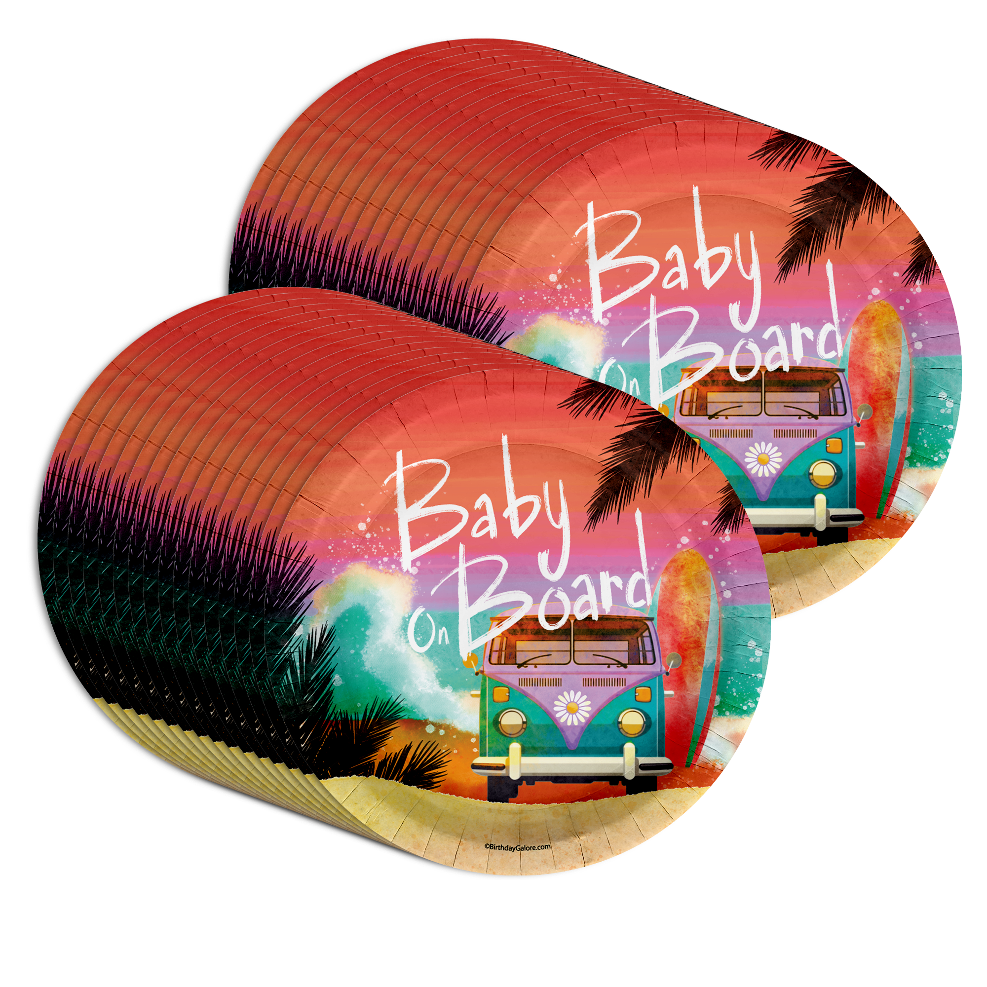 Baby on Board Baby Shower Party Supplies Large 9
