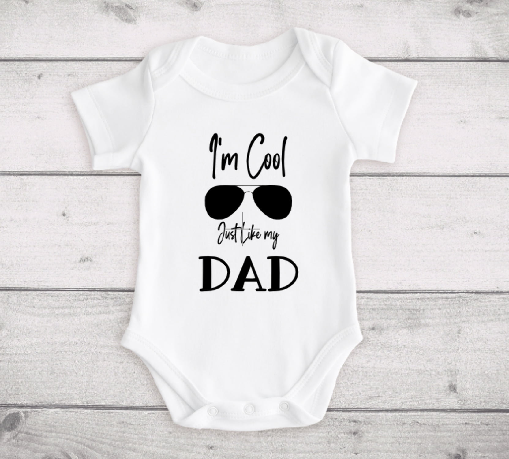 Baby Onesie - Cool like Dad - Family Inspired - Walmart.com