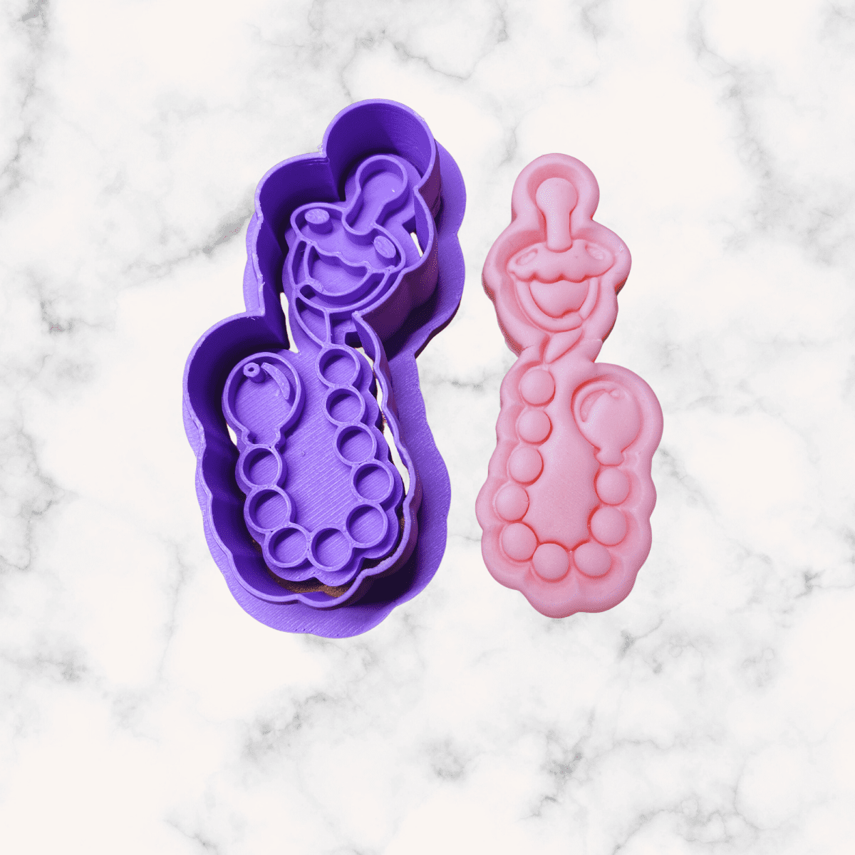 Baby pacifier cookie cutter and fondant cutter 2 IN 1 - Walmart.com