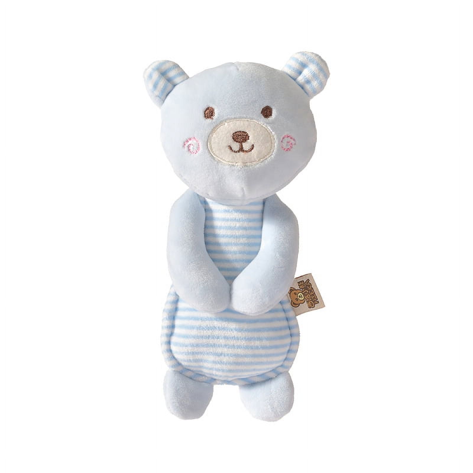Baby plush toy rattle hand grab stick - vertical ears rabbit - Walmart.com