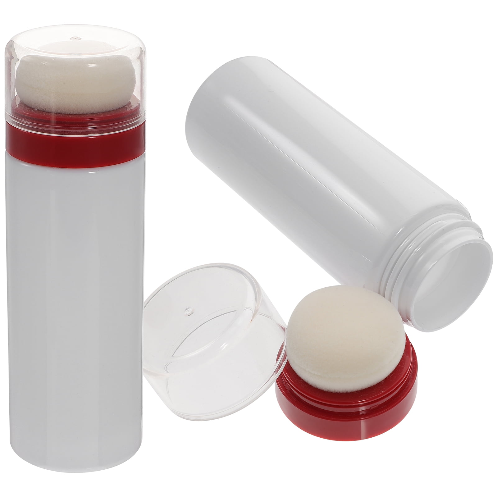 Baby powder bottle 2pcs Infant Talcum Powder Containers Puff Boxes Baby ...