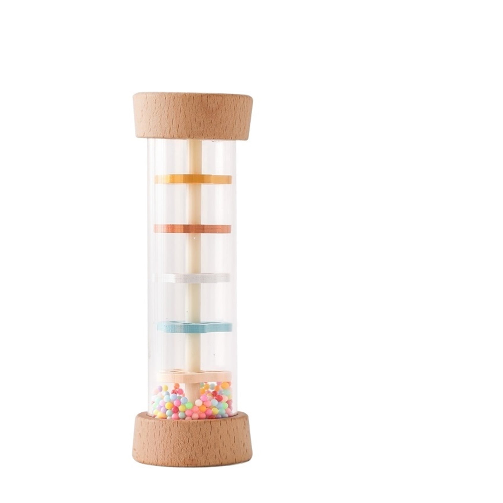 Baby rain stick Rainbow hourglass rain music rattle - Walmart.com