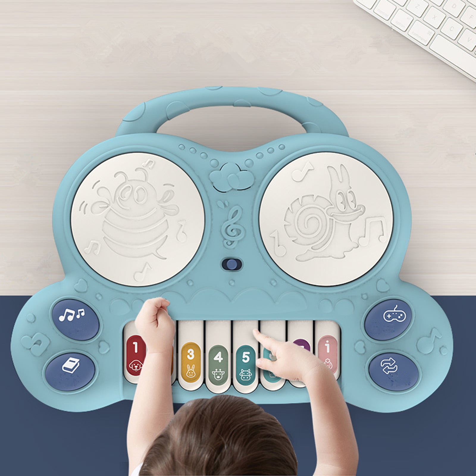 Baby's Best Start Toy K9Early Childhood Education: Hand Clapping Drums ...