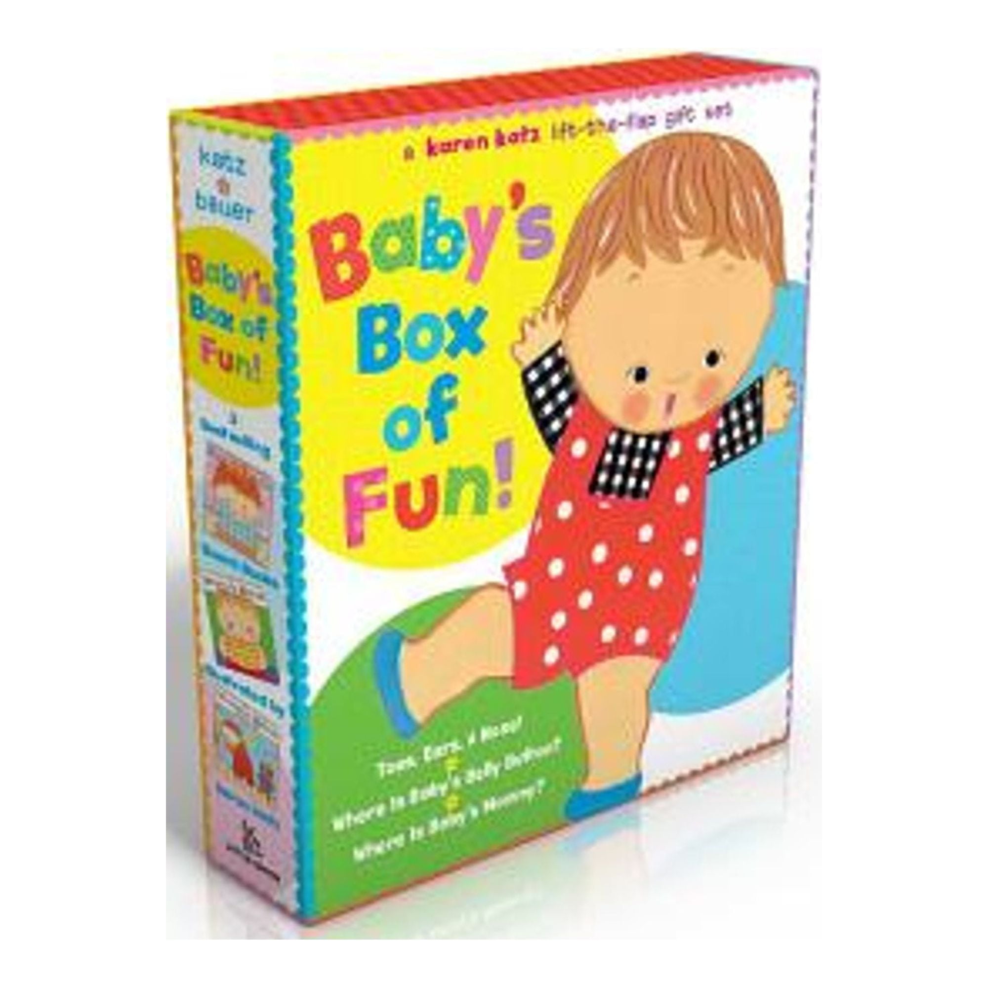 Pre-Owned Baby's Box of Fun: A Karen Katz Lift-The-Flap Gift Set: Toes ...