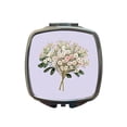 Baby's Breath Flowers White Travel Makeup Handbag Purse Small Pocket ...