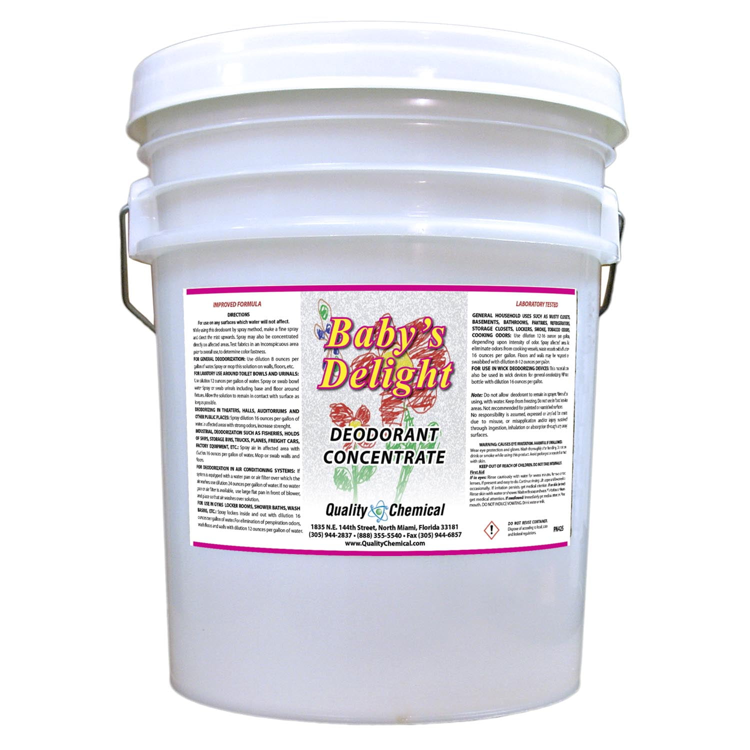 Baby's Delight - Baby Powder - Deodorizer & Odor Eliminator - 5 gallon ...