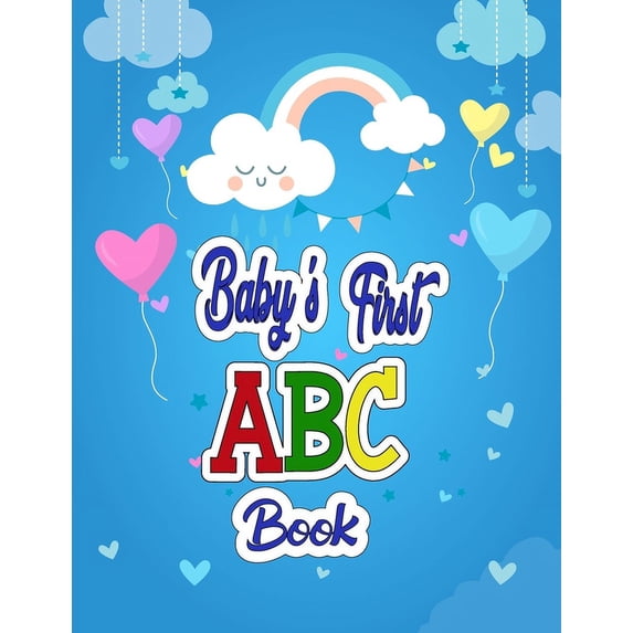Baby's First ABC Book: Baby Shower Coloring Book and Baby First ...
