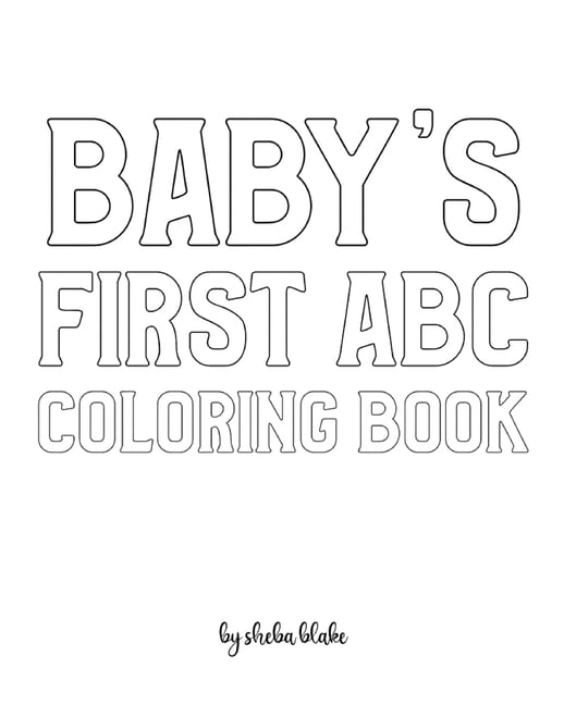 Baby Abc Coloring Pages