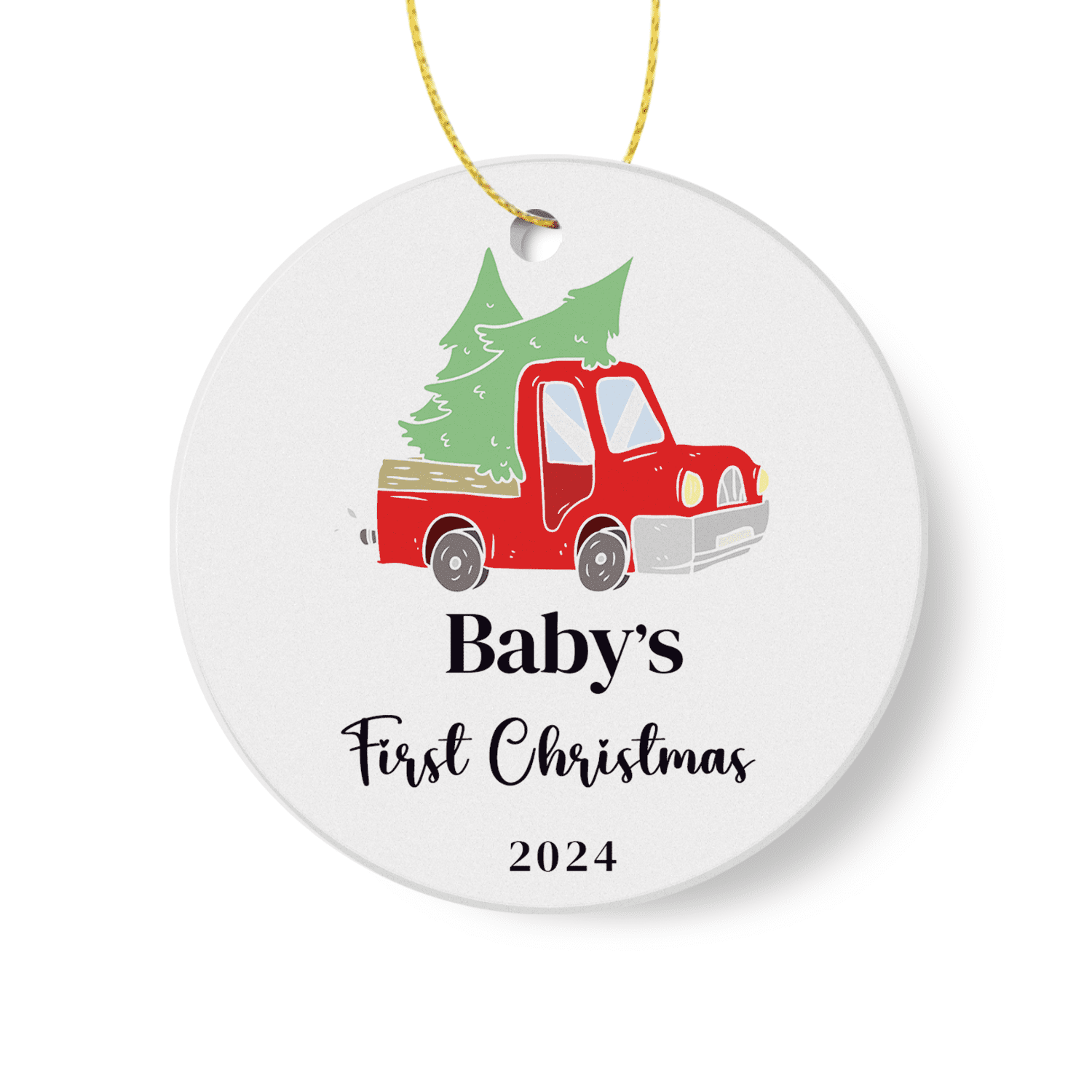 Baby's First Christmas Ornament 2024,New Parent Ornament,1st Christmas ...