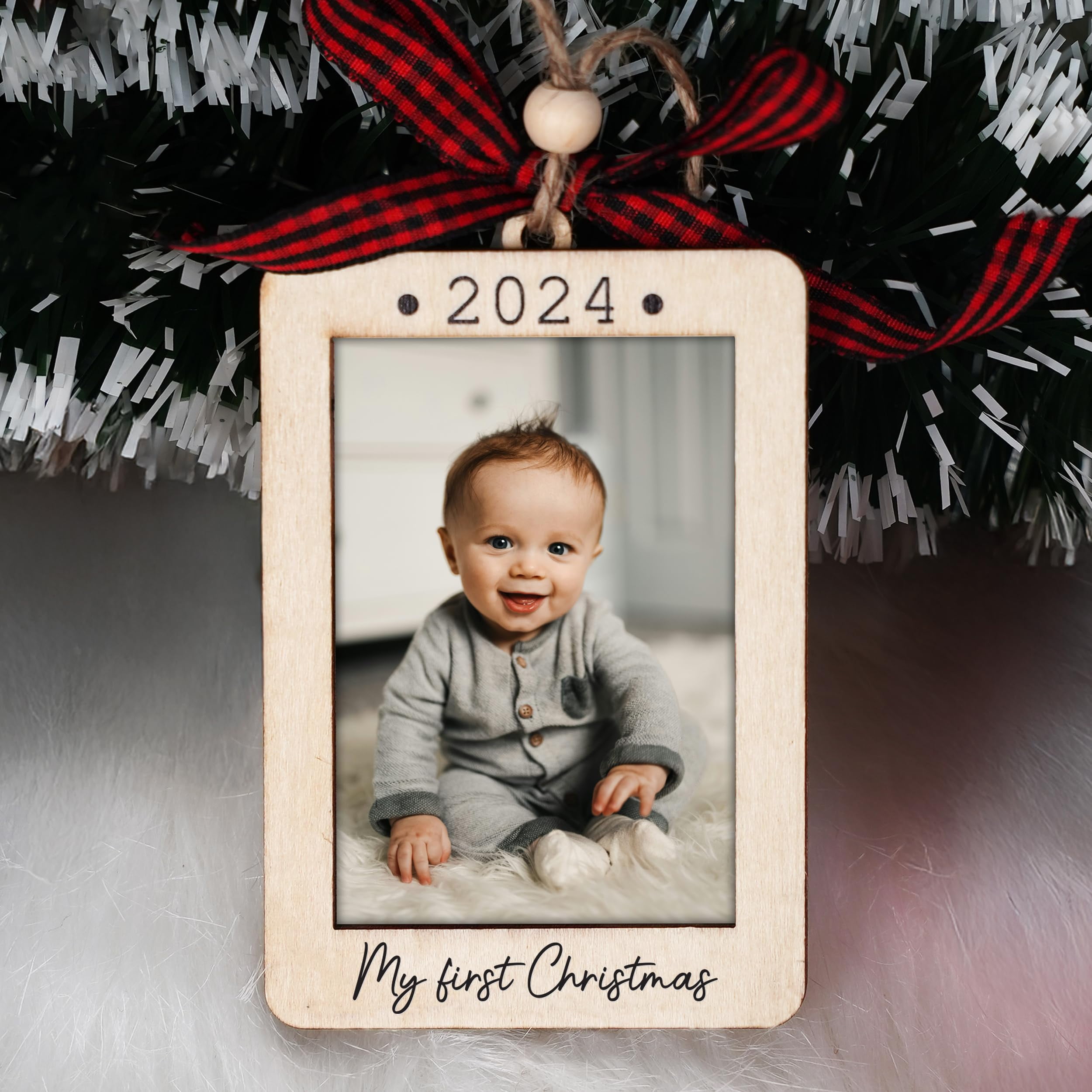 Baby's First Christmas Ornament DHF10 2024, Baby First Christmas Frame ...