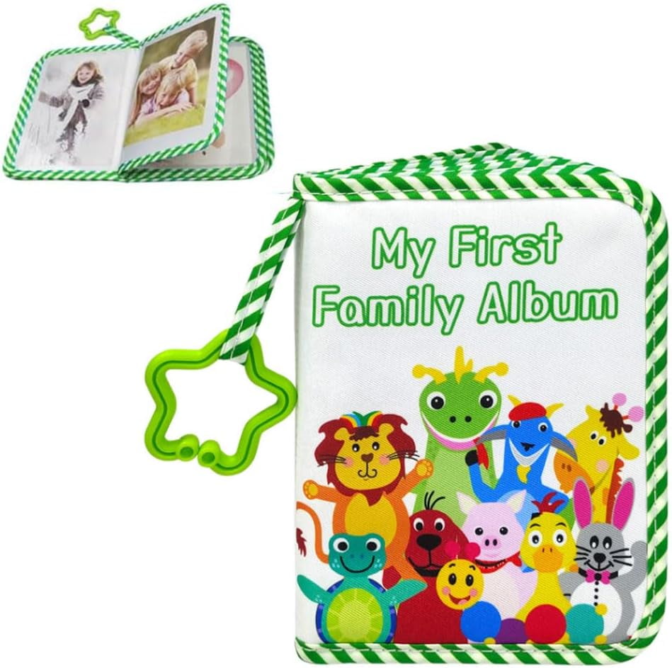 Baby's My First Photo Album 17 4x6 Pictures Soft Cloth Photo Album ...