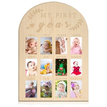 Tiny Ideas Baby Prints Collage Keepsake Frame with Clean-Touch Ink Pad ...