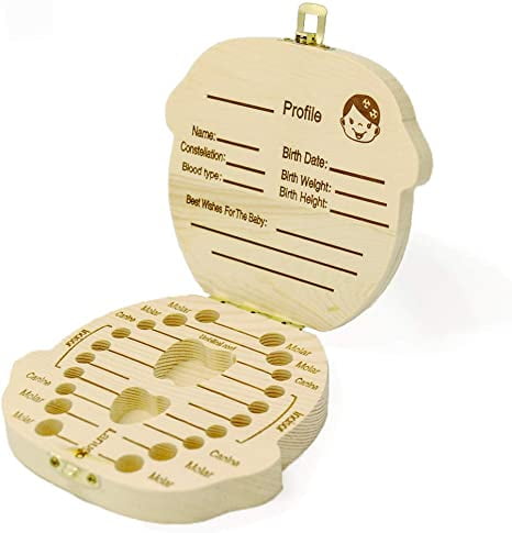 Baby tooth box, cute children tooth container personality - Walmart.com