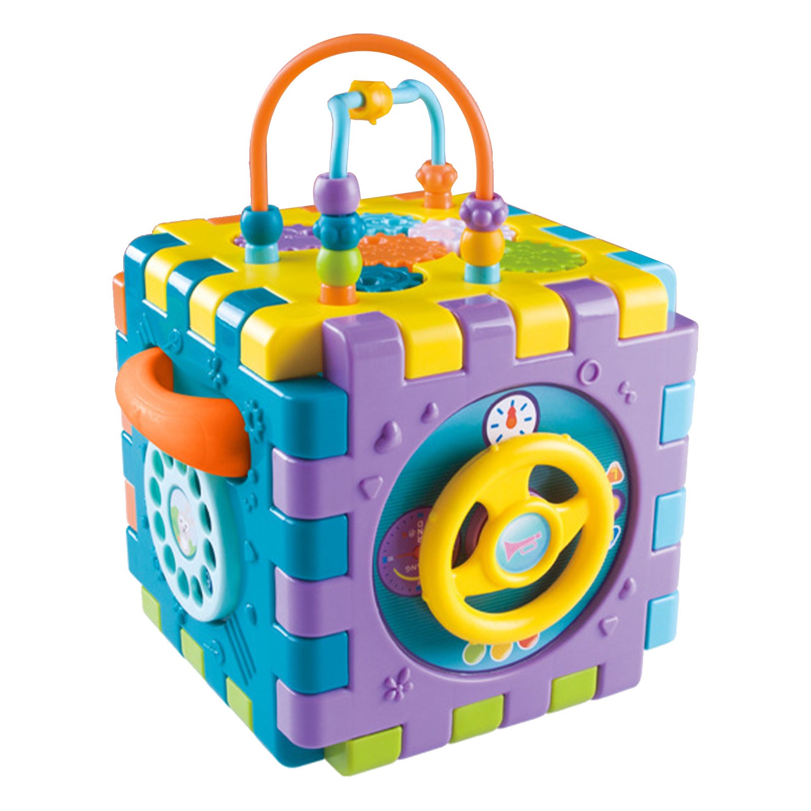 Baby toys, music, hand clapping drums, hexahedron, early childhood ...