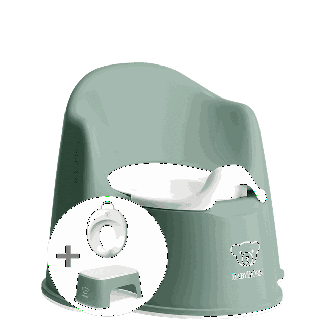 BabyBjorn Potty Training Bundle, Deep Green/White - Walmart.com