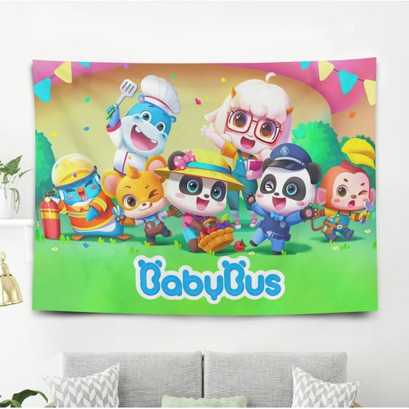 BabyBus Tapestry Banner Backdrop Background Poster Wall Decor Party ...