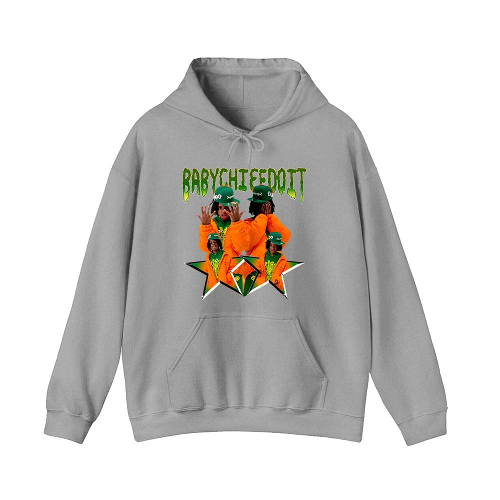 BabyChiefDoit Merch Logo Hoodie Fashion Rapper Unisex Long Sleeve ...