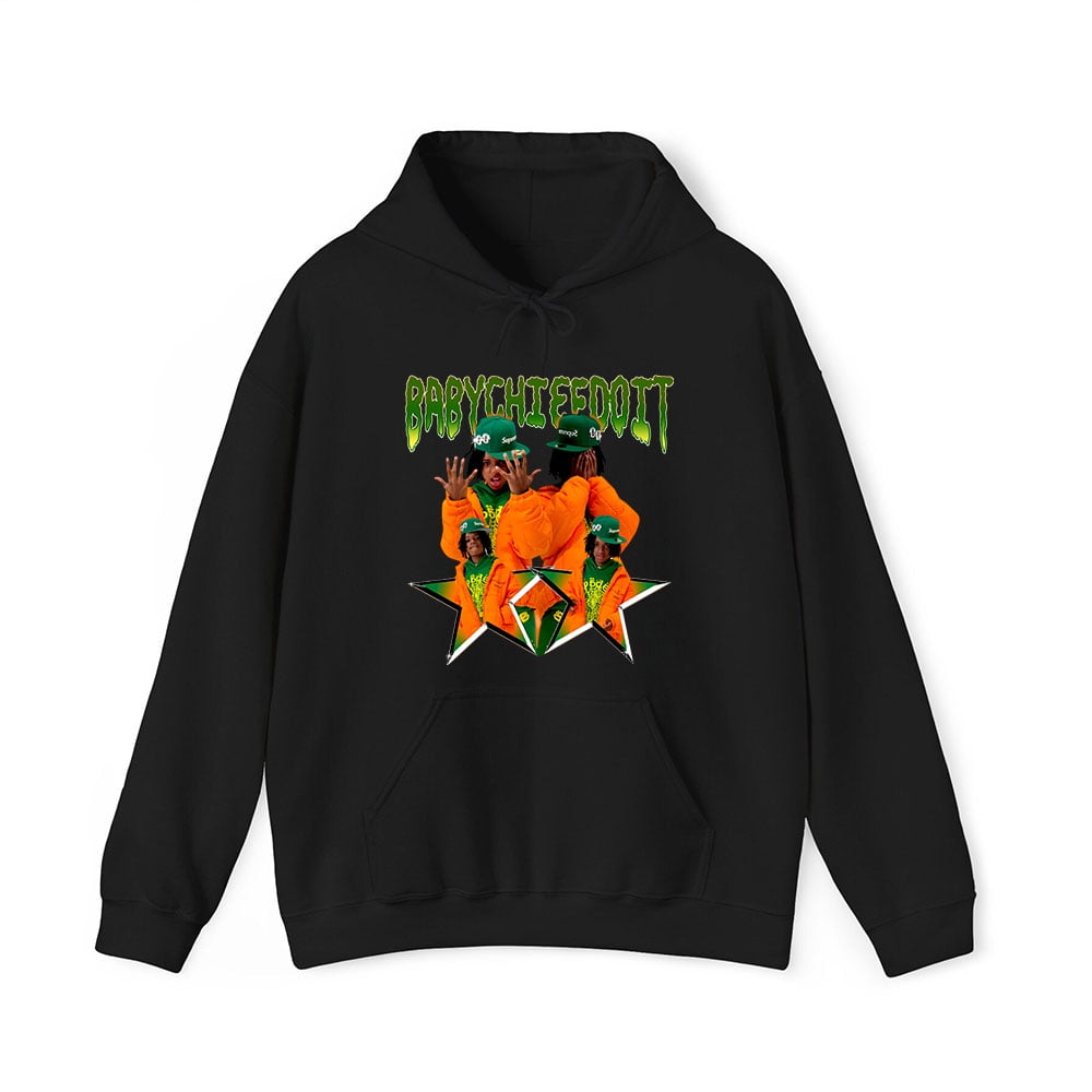 BabyChiefDoit Merch Logo Hoodie Fashion Rapper Unisex Long Sleeve ...