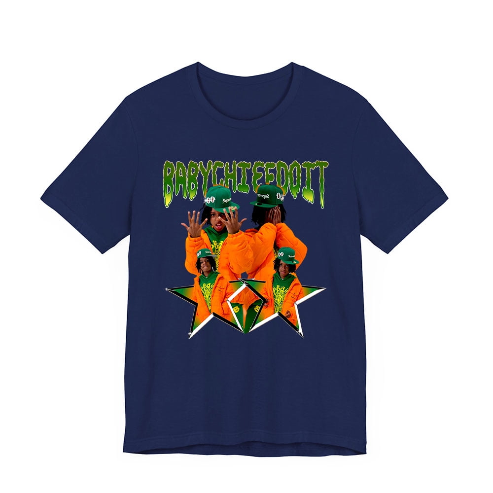 BabyChiefDoit Merch Logo T-shirt Unisex Men Women Rapper Short Sleeve ...