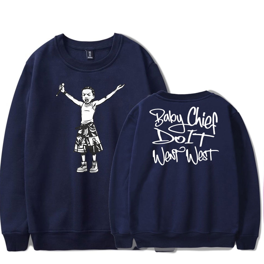 BabyChiefDoit WENT WEST Pullover Sweatshirt No Hood, Crew Neck Soft Men ...