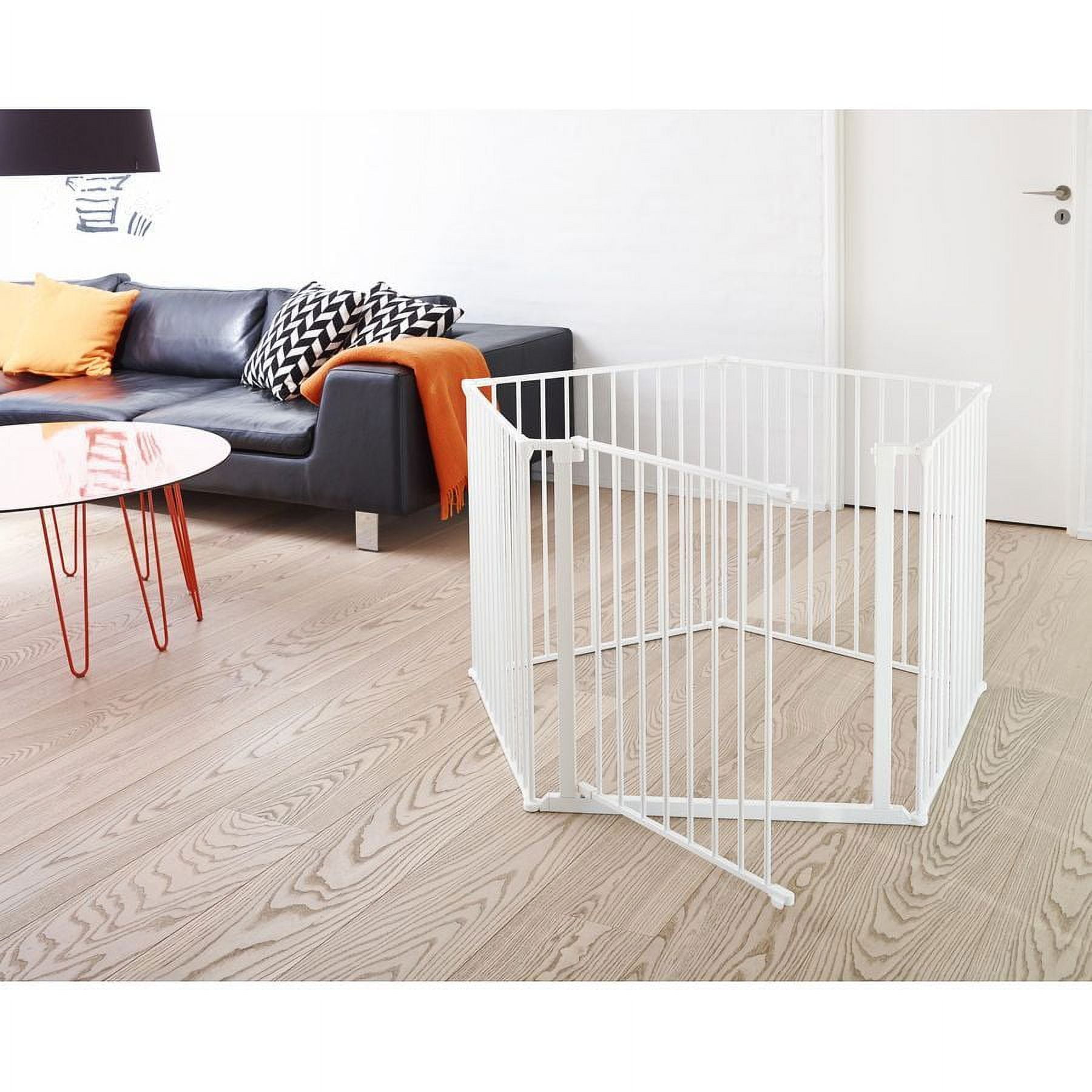 BabyDan Flex XXL Room Divider Safety Gate, Play Space 35.4" - 138 ...