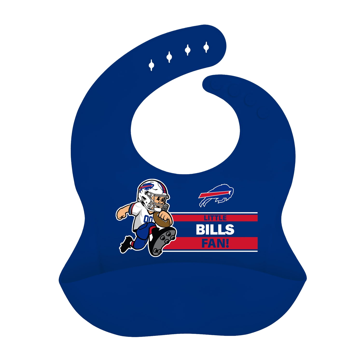 BabyFanatic Officially Licensed Unisex Silicone Baby Bib - NFL Buffalo ...
