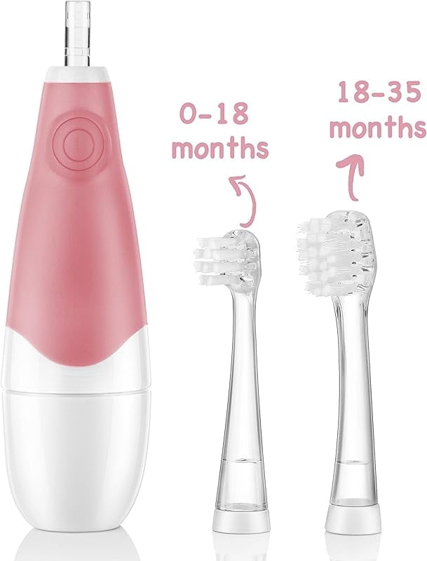 BabyHandy 2-Stage Sonic Electric Toothbrush for Babies and Toddlers ...