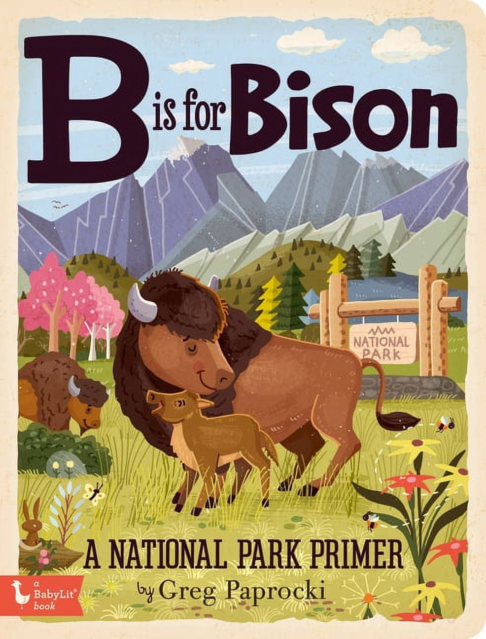 BabyLit: B Is for Bison : A National Parks Primer (Board book ...