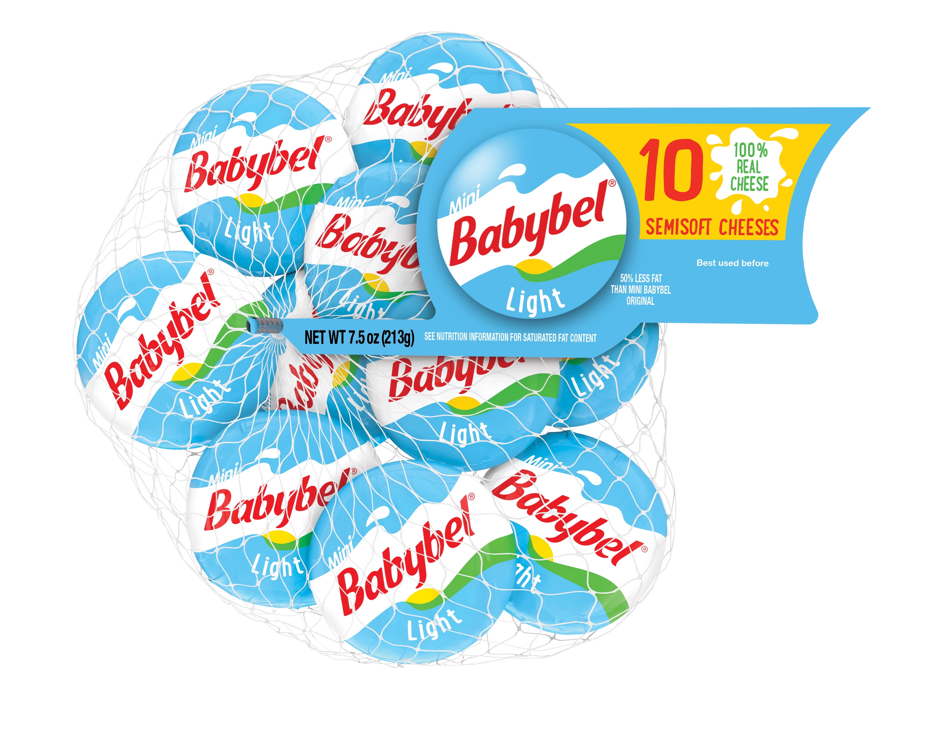 Babybel Semi-Soft Cheese, 0.75 Oz, 10 Count - Walmart.com