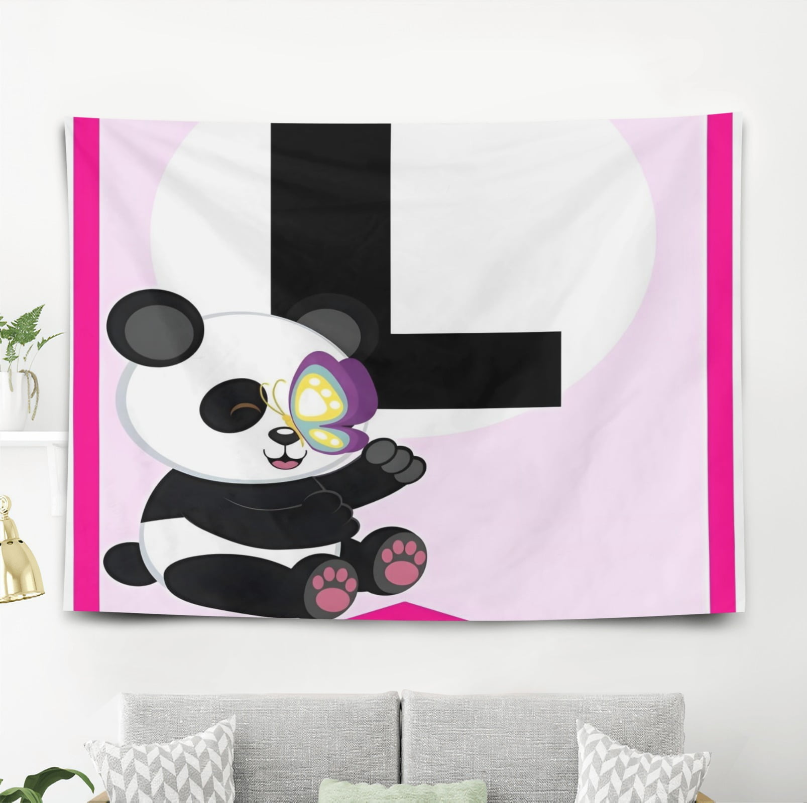 Babybus Pattern Wall Hanging 50*60 Inches High-Quality Peach Skin ...