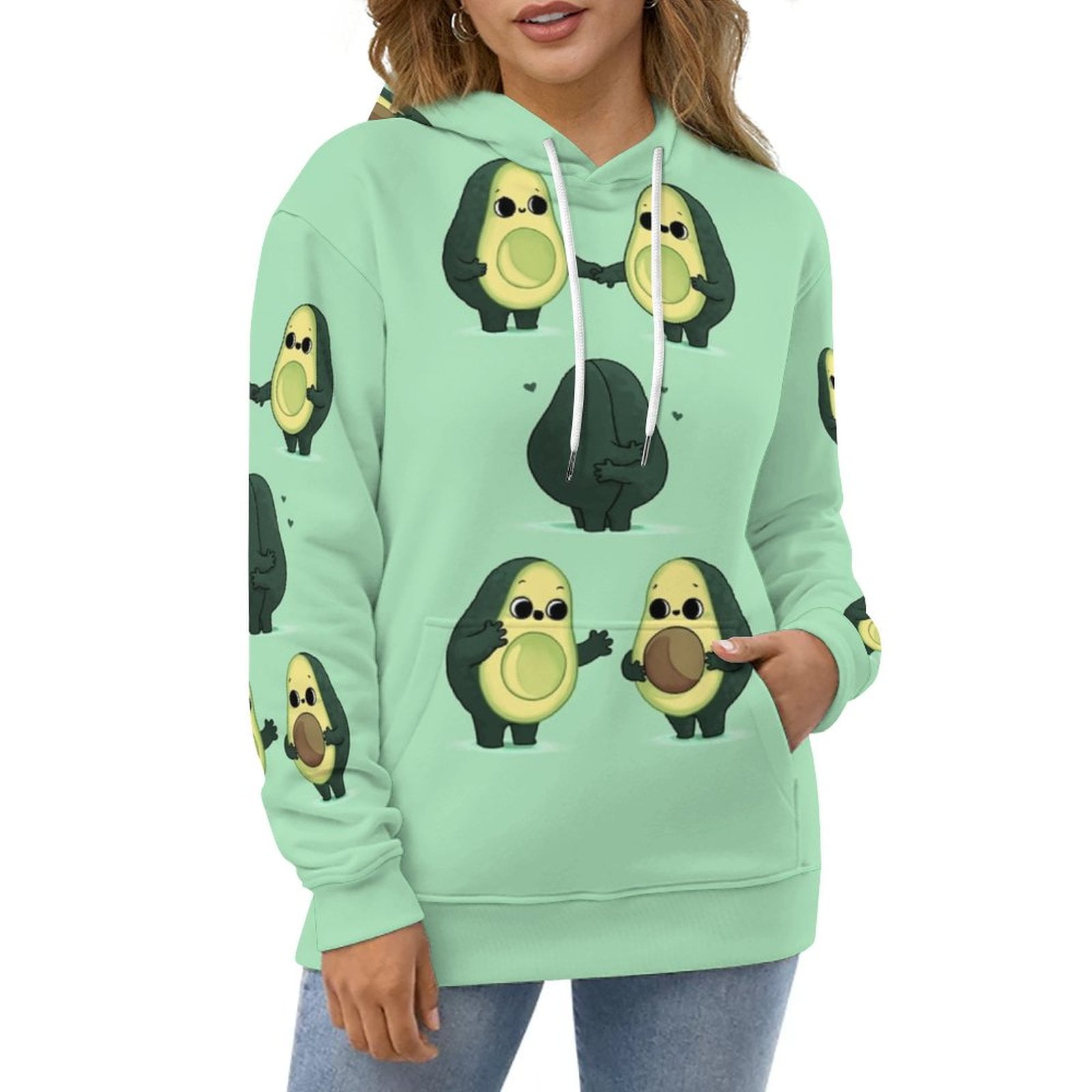 Babycado Hoodie Sweatshirt Men / Women Drawstring Printed Pocket Hooded ...