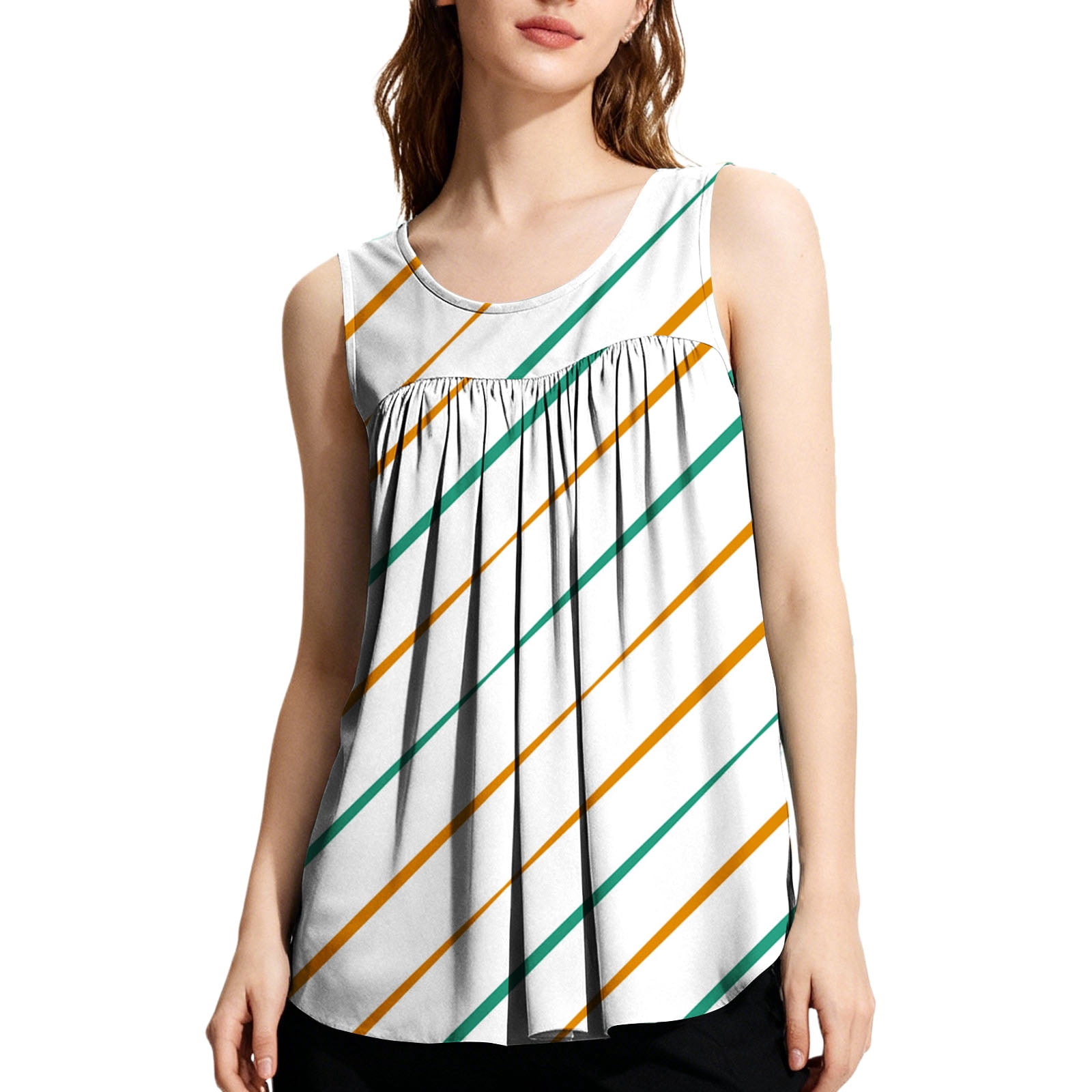 Babydoll Tank Tops For Women Sleeveless Tops For Women Beach Outfits ...