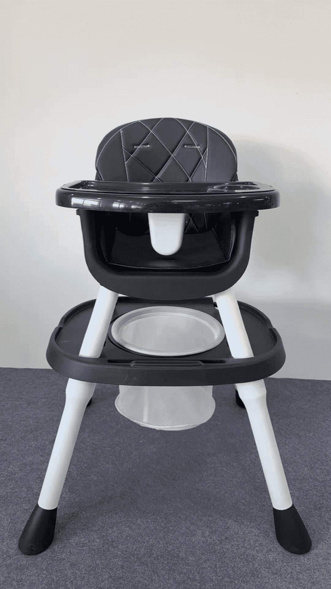 Babyeap Baby High Chair Convertible Highchair, Black - Walmart.com
