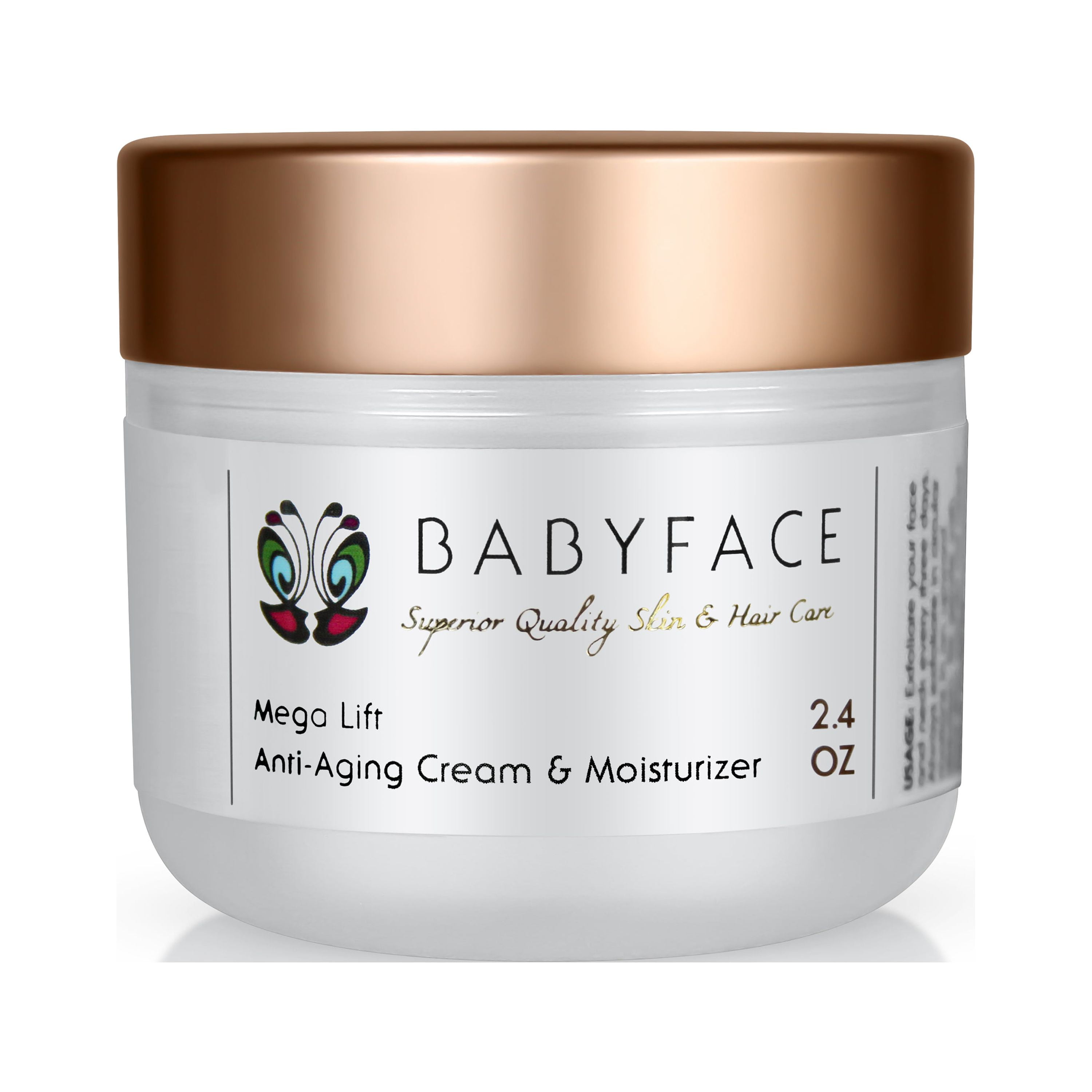 Babyface Mega Lift Anti-Aging Night Cream, All-In-One Daily Moisturizer ...